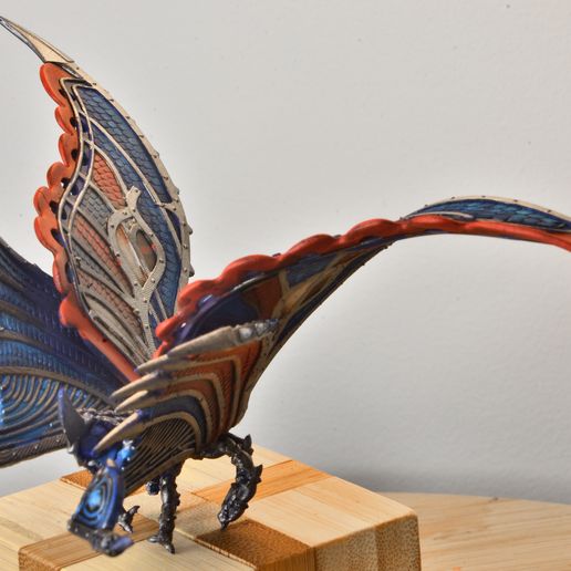 🦋 Butterfly mechanized・Free 3D File for 3D printing・Cults