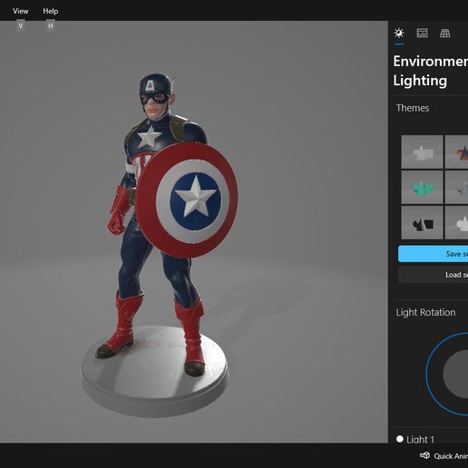 👾 Captain America・ STL File for 3D printing・Cults