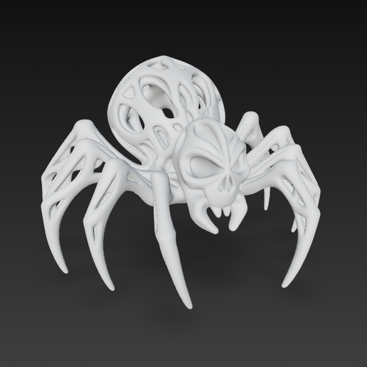 🕷️ Generative spider・ STL File for 3D printing・Cults