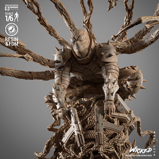 🗿 WICKED MARVEL AGENT VENOM SCULPTURE : TESTED AND READY FOR 3D ...