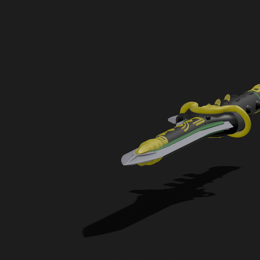 🐉 Green Ranger Dragon Dagger - MIGHTY MORPHIN POWER RANGERS・ STL File ...