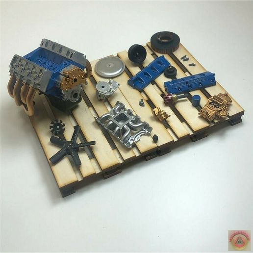 🚙 FORD MUSTANG BOSS 429 - ENGINE・ STL File for 3D printing・Cults