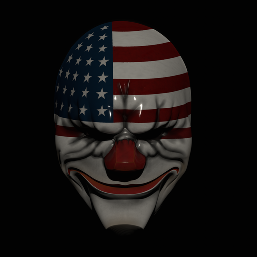 🎨 Dallas mask from Payday 2 HotLine Miami・ STL File for 3D printing・Cults