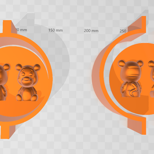 🐅 molde y contramolde tiger para fondant archilla polimerica・Archivo ...