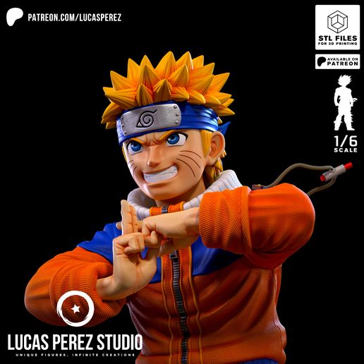 👾 NARUTO・ 3D File for 3D printing・Cults