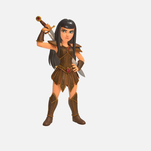 👸 XENA FIGHTER PRINCESS・ STL File for 3D printing・Cults