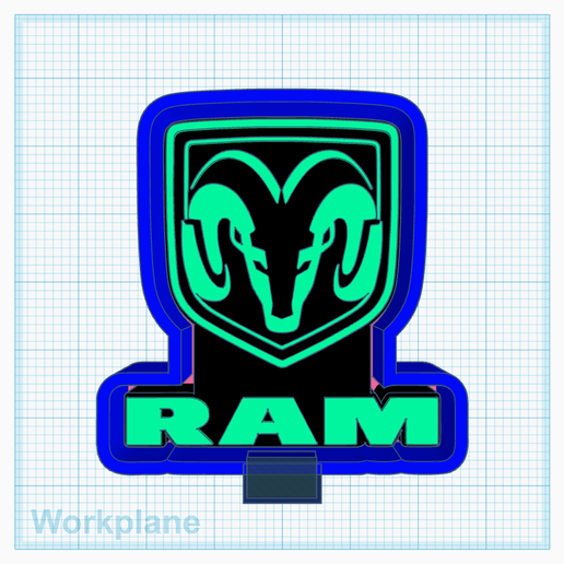 🐏 Ram・ STL File for 3D printing・Cults