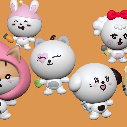 🎨 Art toys, toys, numbers, idols, K-pop, singers, animals, characters ...