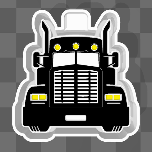 🚚 Semi Truck・ STL File for 3D printing・Cults