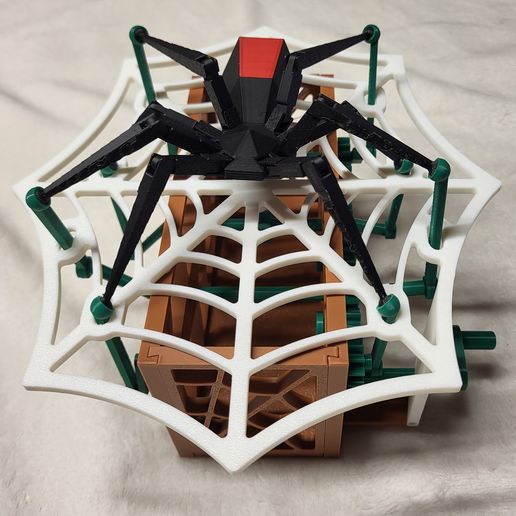🕷️ Spider Automaton・3D Print with the Bambu Lab P2S 3D printer・Cults