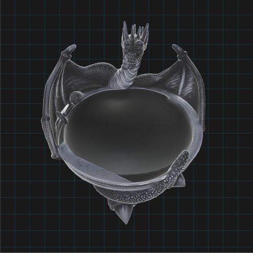 🐉 Dragon Bowl 3D Model - Fantasy Decorative Dragon・ 3D File for 3D ...