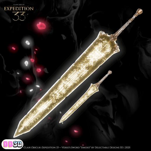 🗡️ Verso's Sword Simoso STL Files | Life Sized | High Detail・ 3D File ...