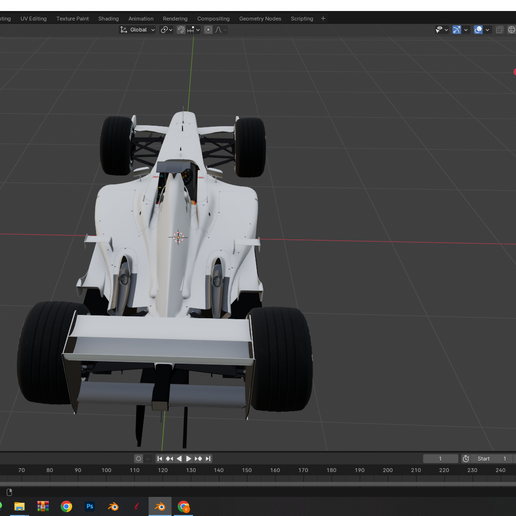 🚗 Ferrari F2002 V1.4・ OBJ File for 3D printing・Cults