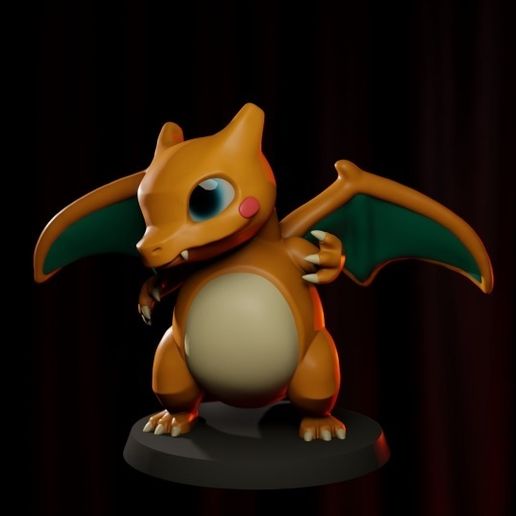 📁 Pokémon Chibi in OBJ - 3D Printing and Modeling File・ OBJ File for 3D ...