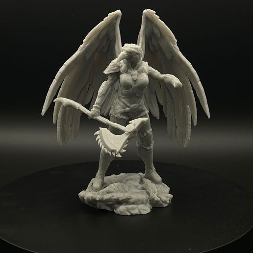🐦 Ingrid Ravenson - Raven-Form Sci-Fi Valkyrie | 32mm Fantasy Miniature ...