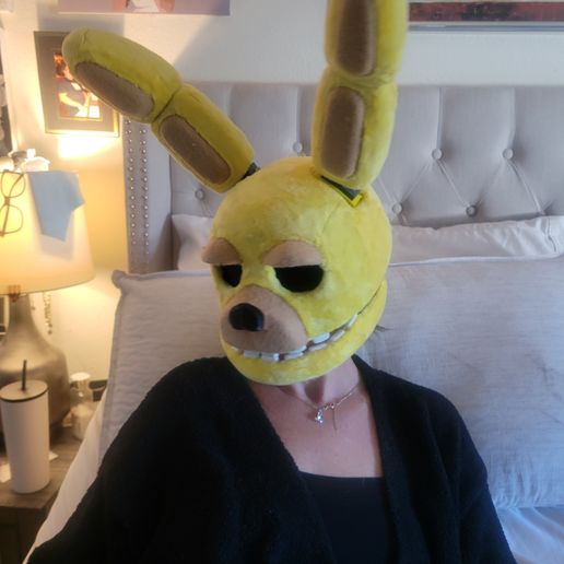 🎃 SpringBonnie from Five Nights At Freddy’s (FNAF) Wearable Mask/Easy ...