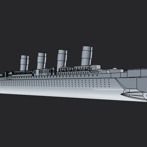 🚢 My Titanic Render・Free STL File for 3D printing・Cults