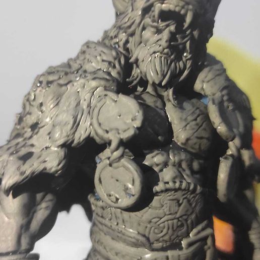 🪓 Barbarian Thor 3D Print・ STL File for ・Cults