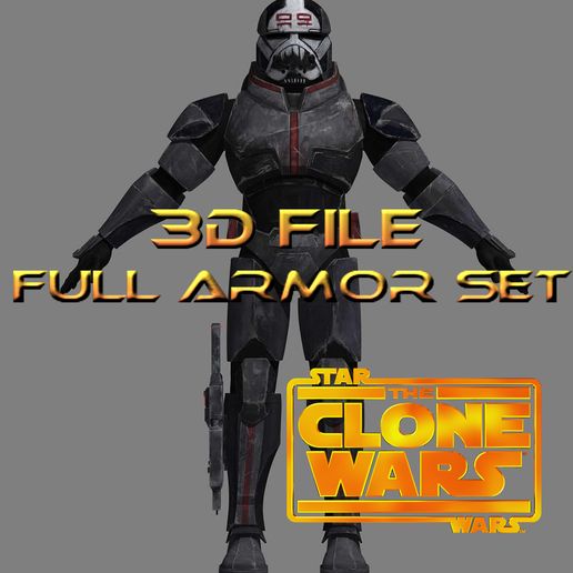 ⭐ Star Wars Cosplay - Wrecker Armor - Bad Batch and Rifle・ 3D File for ...