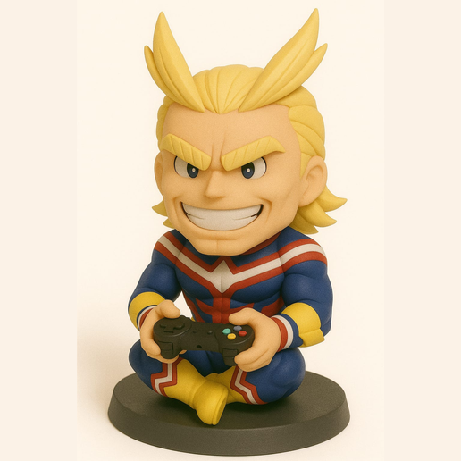 🎲 All might chibi - boku no hero・Archivo STL para Impresión 3D・Cults