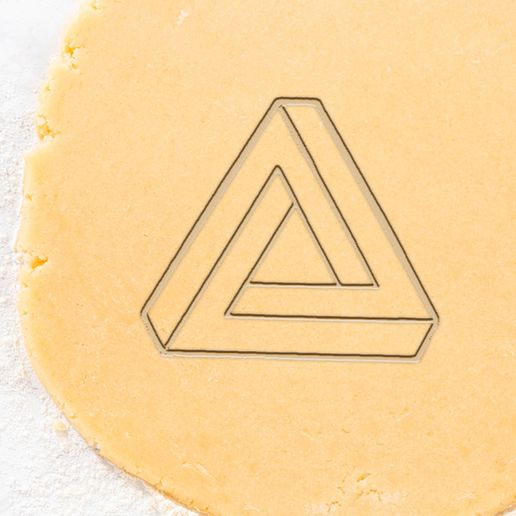 STL file Triangle Cookie Cutter, Biscuit Cutter 🔺 ・Design to download ...