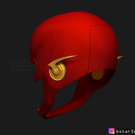 🪖 Flash Helmet Season 6・ STL File for ・Cults
