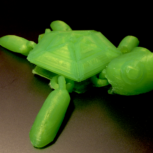 🐢 Cute sea turtle articulated fast print・ STL File for ・Cults