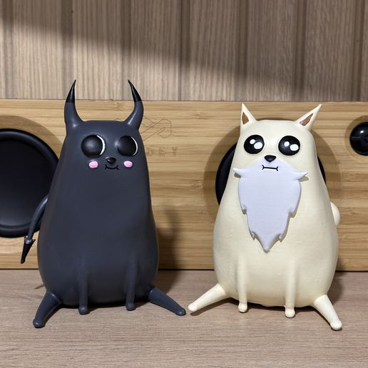 🤯 Exploding Kittens God and Belcebu・ STL File for 3D printing・Cults