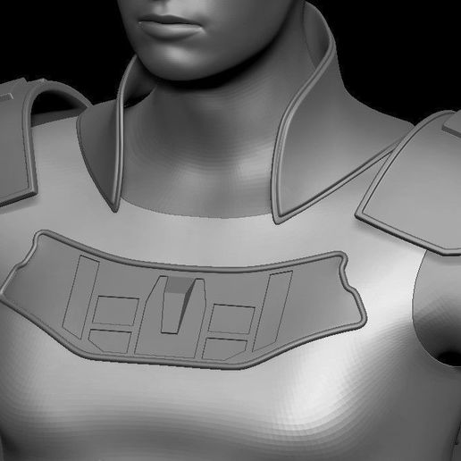 STL file Cara Dune Body Season 2 Hard Armor Upgrade Print Ready STL 3D ...