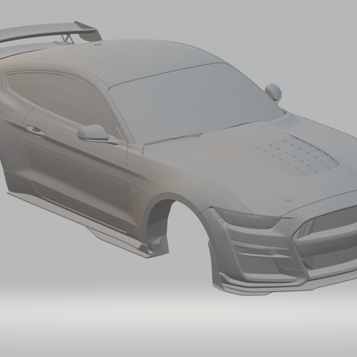 STL file ford Mustang gt 500 2019 🚙 ・3D print design to download・Cults