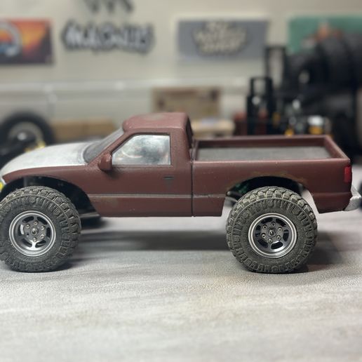 ⚽ Scx24 Karosserie '94 Chevy S-10 (133mm Radstand)・ STL Datei für 3D ...