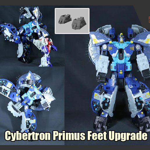 🤖 Transformers Cybertron Primus Feet Upgrade・Archivo 3D para ・Cults