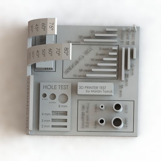 🖨️ 3d printer test・ STL File for ・Cults