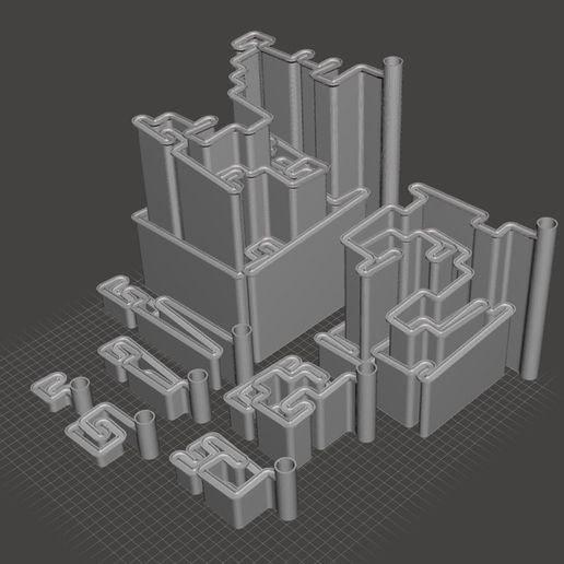 🏃 Procedural Marble Maze Full-Set・Free STL File for ・Cults
