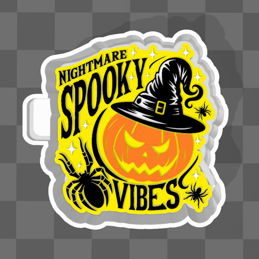 🎃 Nightmare Spooky Vibes・ STL File for 3D printing・Cults