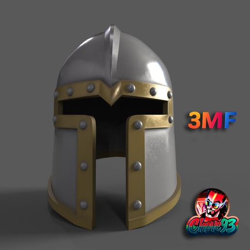 🫡 Medieval Soldier Helmet #2- Wearable STL and 3MF File・ STL File for ...