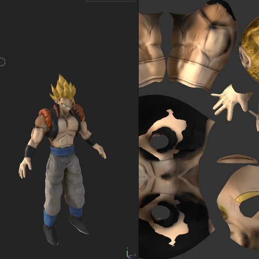 👾 Full pack of Gogeta・ 3D File for 3D printing・Cults