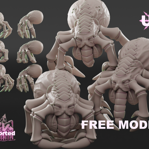 ⚔ tyranid spiders・Free STL File for 3D printing・Cults