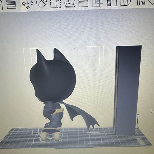 STL file Batman ( BAT BABY on SKATEBOARD) 🦇 (3MF)・3D printable model to ...