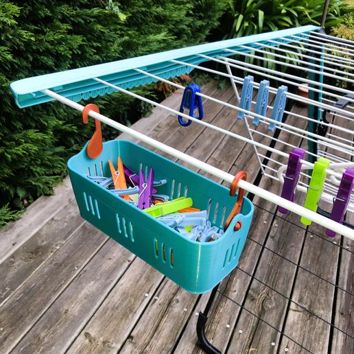 🧺 Clothespin bench・Free STL File for 3D printing・Cults