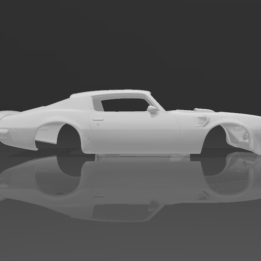 🐚 Pontiac Firebird 1970 Trans Am Shell Body - Divided Parts for Easy ...