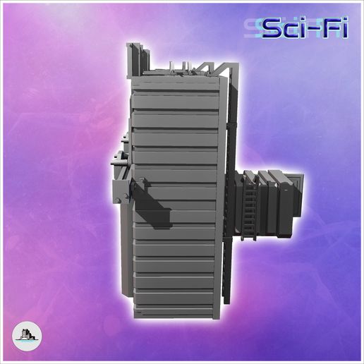 🚪 Post-apocalyptic entrance gate with observation posts and double ...