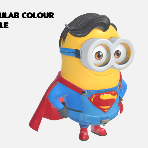 🦸‍♂️ Superman Minion - Clark Kent - 4 colors・Free STL File for 3D ...