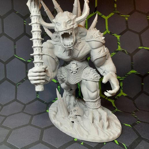 👹 Demonic Monster・Free STL File for 3D printing・Cults