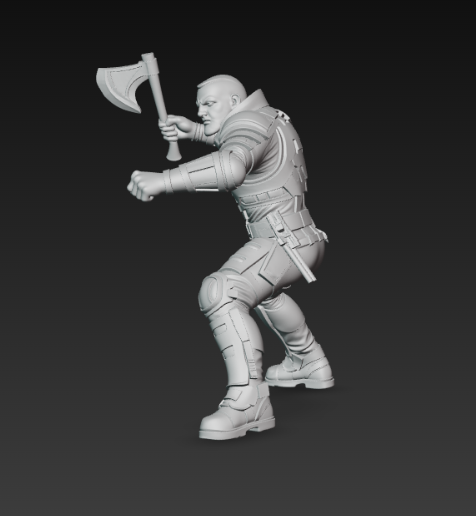 😵 Mercer - The Walkinhg Dead・ STL File for 3D printing・Cults