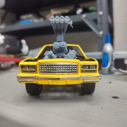 🔝 TOP FUEL Engine Hemi Supercharged Complete with Options・3D Print with ...