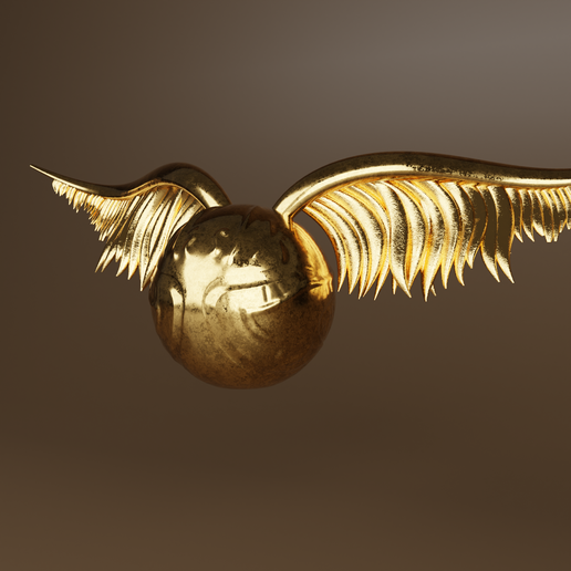 🎄 CHRISTMAS GOLDEN SNITCH・ STL File for ・Cults