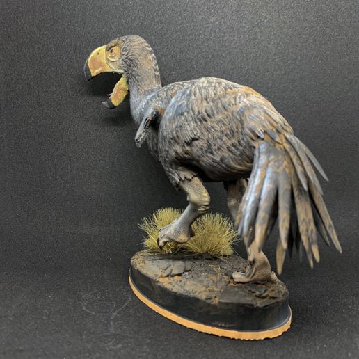 🏃 Brontornis running - pre-supported prehistoric bird・ STL File for ・Cults