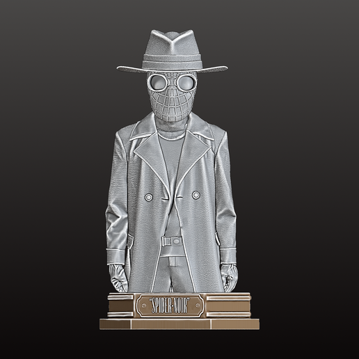 🕷️ Spider noir v3 bust・Free STL File for 3D printing・Cults