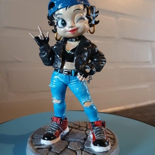 🎨 betty boop・ STL File for 3D printing・Cults